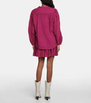 MARANT ETOILE Leonard Cotton-blend Shirt