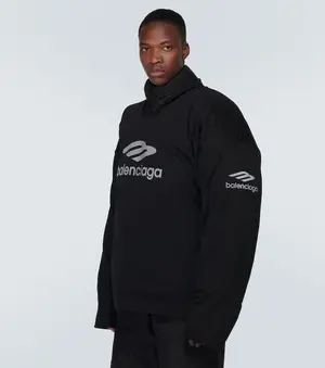 Balenciaga 3b Sports Icon Oversized Top
