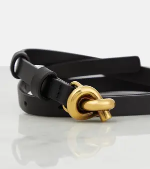 Bottega Veneta Knot Leather Belt