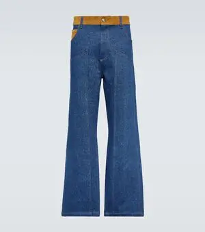 WALES BONNER Cymbal Wide-leg Jeans