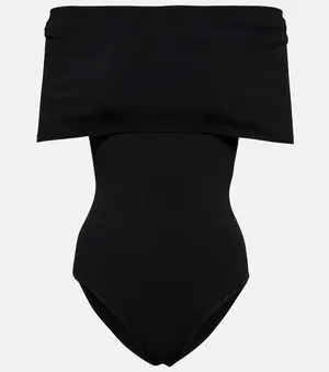 Alaïa Off-shoulder Knit Bodysuit