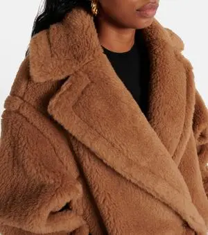 Max Mara Dramma Wool And Silk Teddy Jacket
