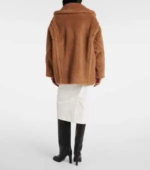 Max Mara Dramma Wool And Silk Teddy Jacket
