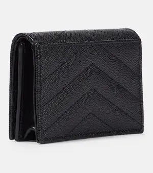 Saint Laurent Cassandre Matelasse Leather Card Case