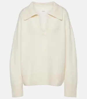 LISA YANG Kerry Brushed Cashmere Sweater - Neutrals