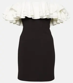 Staud Kiara Off-shoulder Mini Dress - Multicoloured