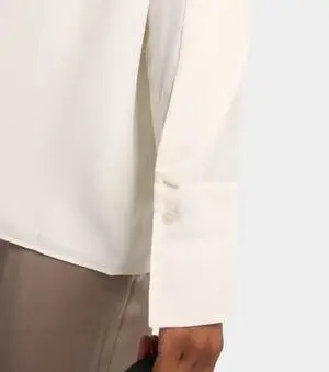 JOSEPH Balard Silk Crepe De Chine Blouse - White