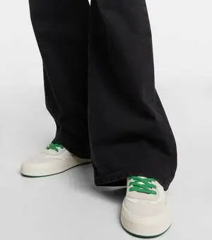 THE ROW Marley Leather Sneakers