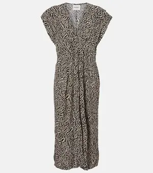 MARANT ETOILE Epolia Printed Midi Dress