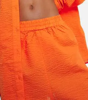 Jade Swim Mika Cotton Shorts - Orange