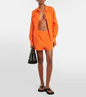 Jade Swim Mika Cotton Shorts - Orange