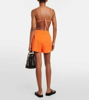 Jade Swim Mika Cotton Shorts - Orange