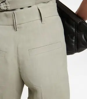 Brunello Cucinelli Straight Twill Pants