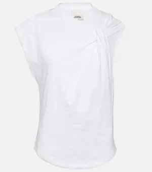 Isabel Marant Étoile Nayda Cotton Jersey T-shirt - White