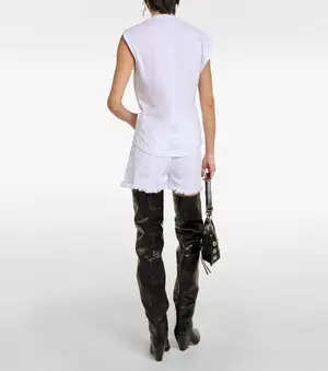 Isabel Marant Étoile Nayda Cotton Jersey T-shirt - White