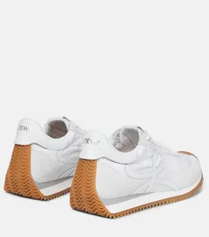 Loewe Flow Runner Suede Sneakers - White