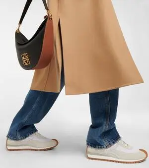 Loewe Flow Runner Suede Sneakers - White