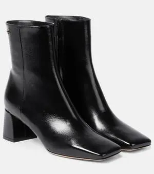 GIANVITO ROSSI Freeda Leather Ankle Boots