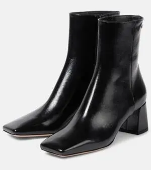 GIANVITO ROSSI Freeda Leather Ankle Boots