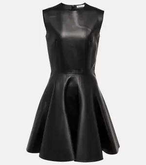 Alaïa Leather Mini Dress