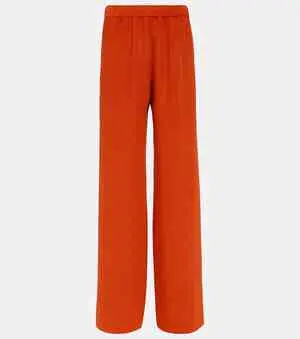 Valentino Garavani Cady Couture Wide-leg Pants