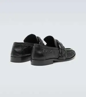 Bottega Veneta Astaire Leather Loafers