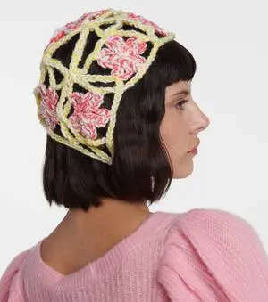 SUSAN FANG Crochet Floral Hat