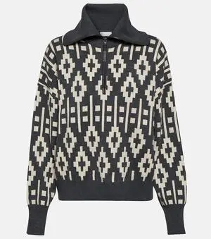 Brunello Cucinelli Jacquard Wool-blend Sweater