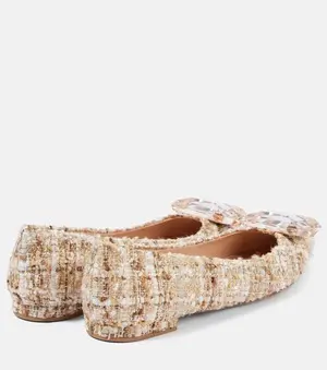 GIANVITO ROSSI Jaipur Boucle Ballet Flats