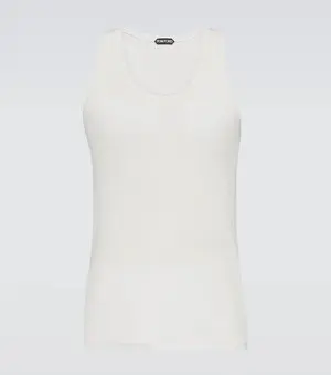 TOM FORD Ribbed-knit Jersey Tank Top