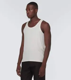 TOM FORD Ribbed-knit Jersey Tank Top