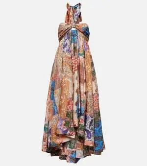 Zimmermann Devi Printed Silk Maxi Dress