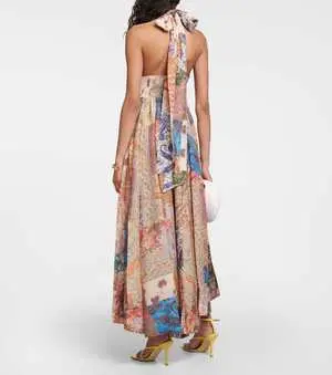 Zimmermann Devi Printed Silk Maxi Dress