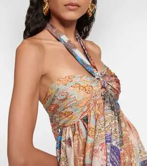 Zimmermann Devi Printed Silk Maxi Dress