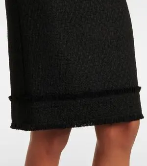 Dolce & Gabbana Wool-blend Tweed Pencil Skirt