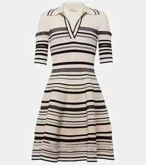 Simkhai Dessie Striped Knit Minidress