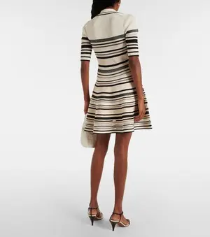 Simkhai Dessie Striped Knit Minidress