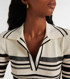 Simkhai Dessie Striped Knit Minidress