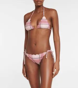 Marysia Mott Checked Bikini Bottom