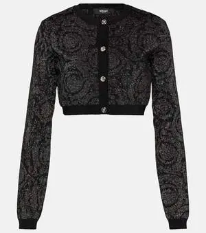 Versace Frill Cardigans For Women