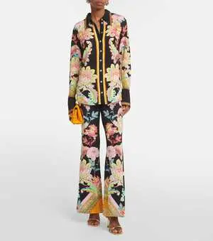 Camilla Floral Jersey Shirt