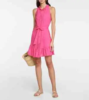 Heidi Klein Self-tie Ruffled Minidress