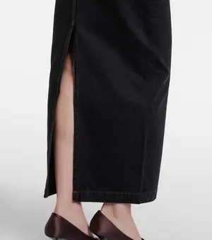 Wardrobe.NYC Denim Maxi Skirt