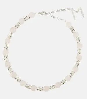 Magda Butrym Embellished Necklace - Pink