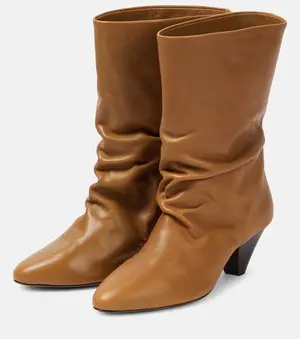 Isabel Marant Reachi Leather Ankle Boots