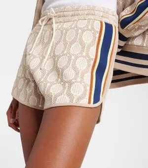 Tory Burch Jacquard Tennis Shorts