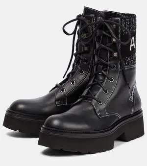 Amiri Leather Lace-up Boots