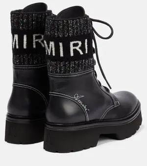Amiri Leather Lace-up Boots