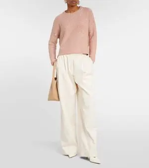 Altuzarra Yasworth Metallic Knit Sweater