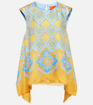La DoubleJ San Carlo Printed Top - Blue